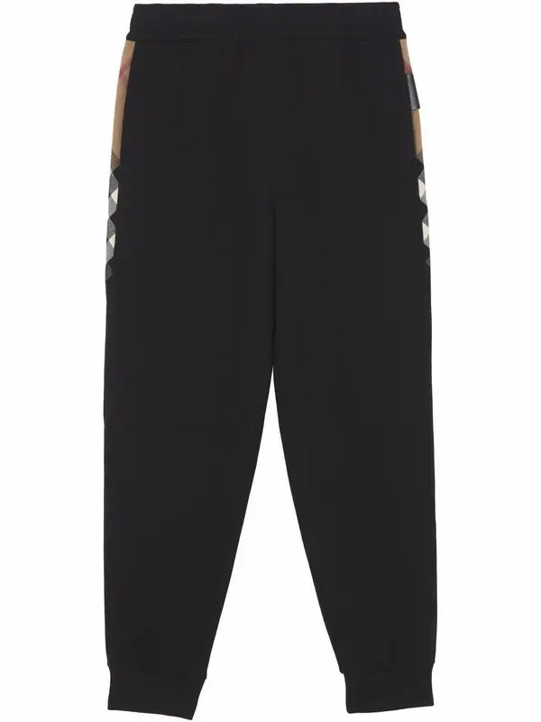 Burberry Check-panel Track Pants
