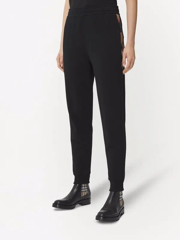 Burberry Check-panel Track Pants
