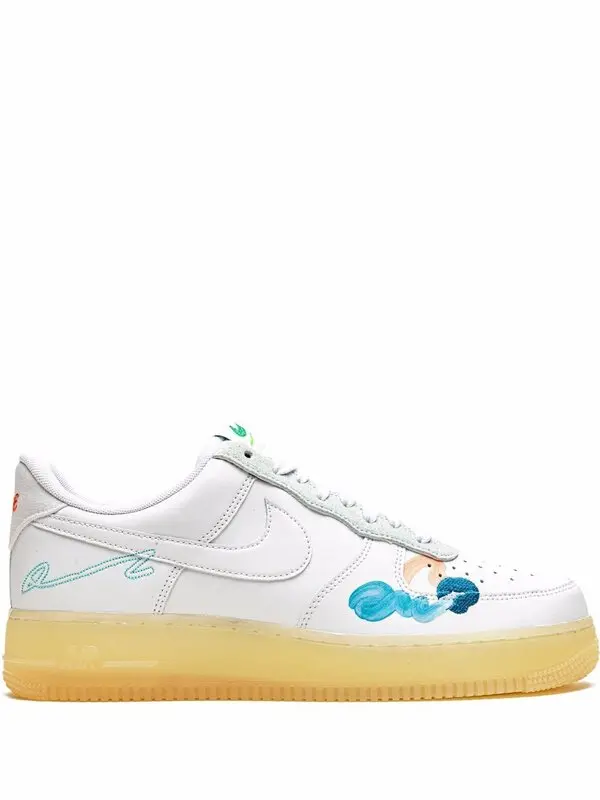 Nike X Mayumi Yamase Air Force 1 Low Flyleather Sneakers - White