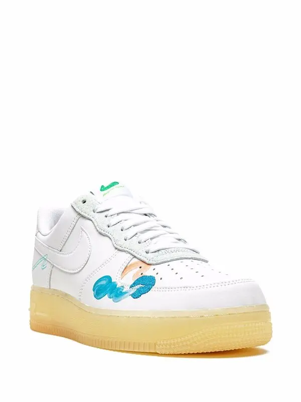 Nike X Mayumi Yamase Air Force 1 Low Flyleather Sneakers - White