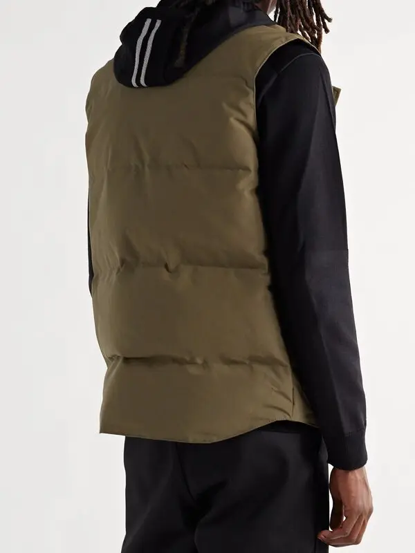 Canada Goose Slim-fit Freestyle Crew Quilted Arctic Tech Down Gilet - Green