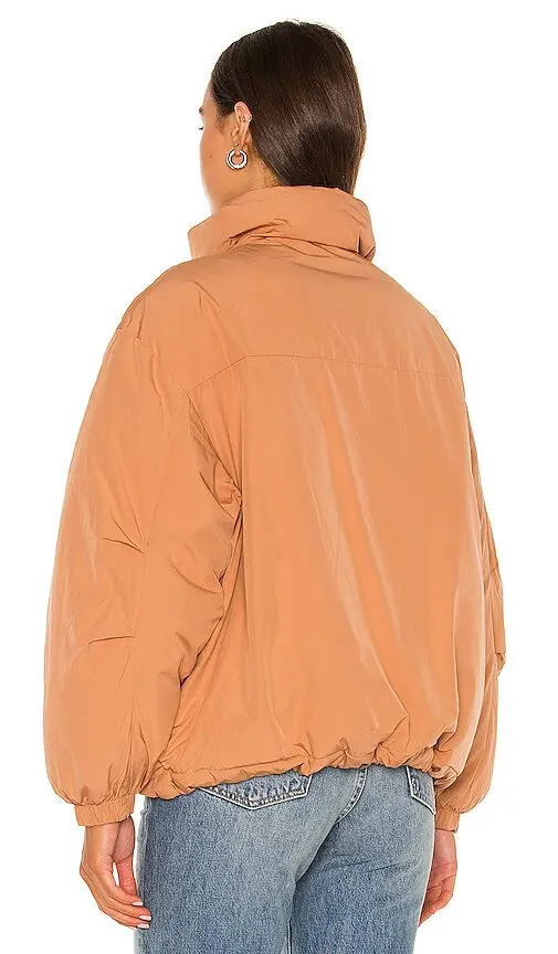 Free People Duvet Bomber In Burnt Orange
