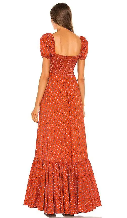 Caroline Constas Gianna Dress In Red