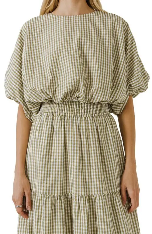English Factory Dolman Sleeve Crop Top