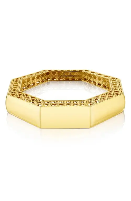 MANLUU Cane Bangle - 18k Gold Vermeil