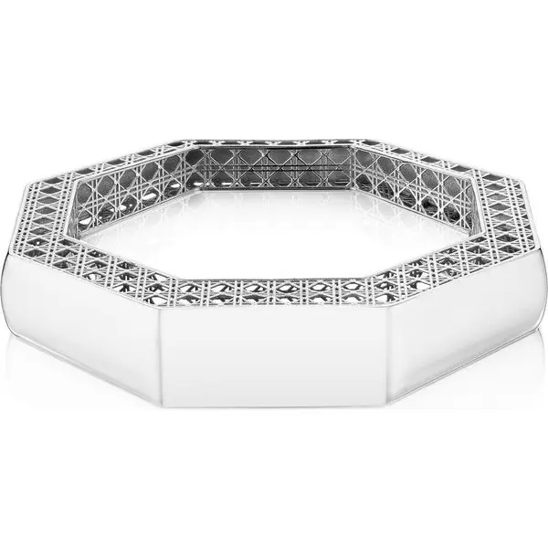 MANLUU Cane Bangle - Sterling Silver