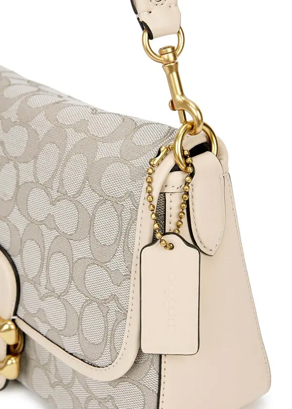 COACH Soft Tabby Monogrammed Canvas Shoulder Bag