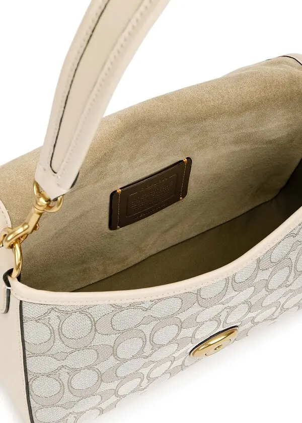 COACH Soft Tabby Monogrammed Canvas Shoulder Bag