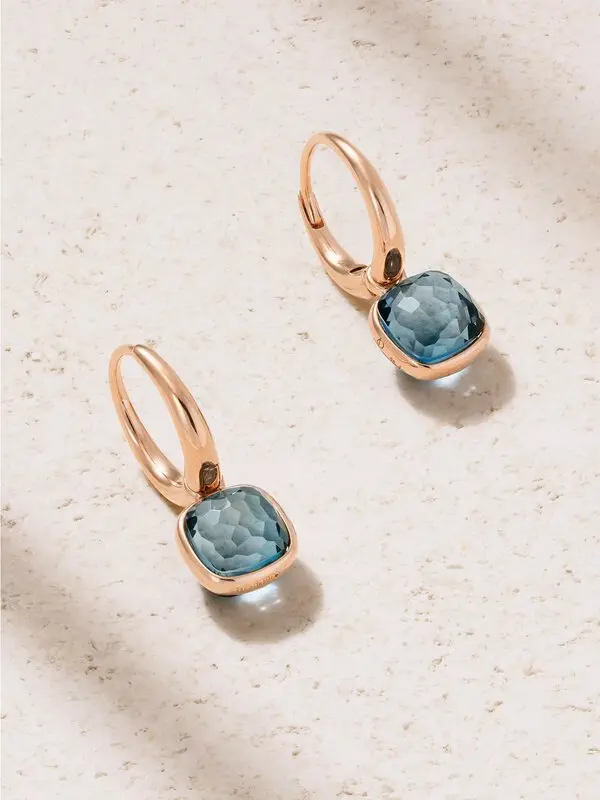 Pomellato Nudo Topaz And 18-karat Earrings - Gold