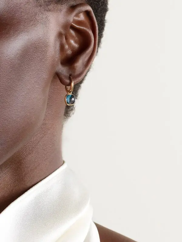 Pomellato Nudo Topaz And 18-karat Earrings - Gold