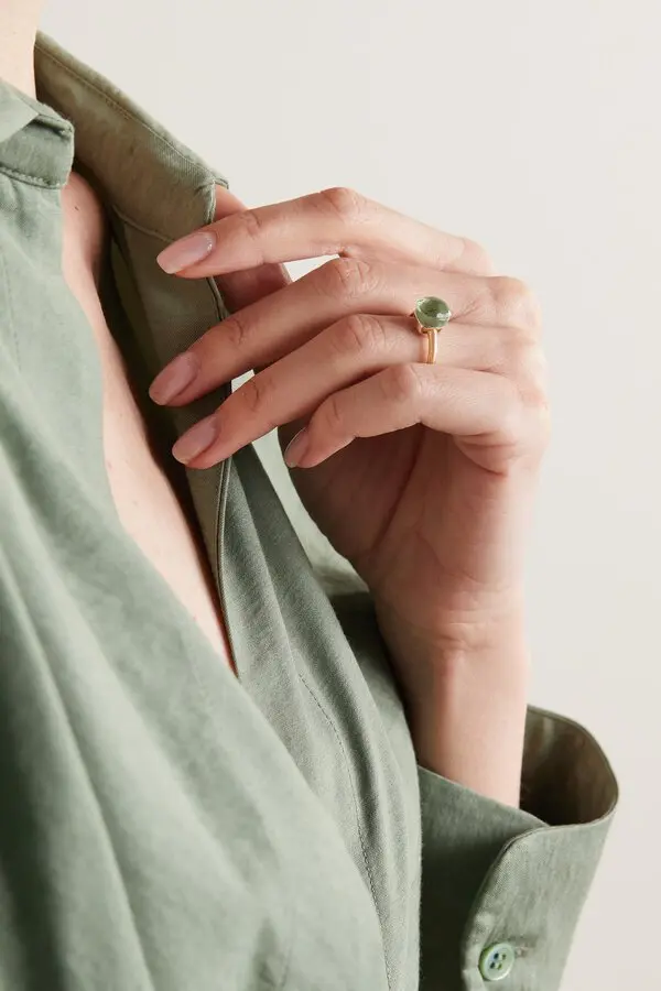 Pomellato Nudo Petit Prasiolite 18-karat Ring - Gold
