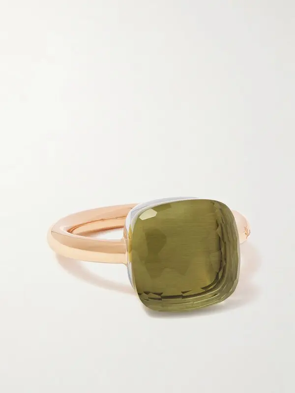 Pomellato Nudo Maxi Prasiolite Ring - Gold