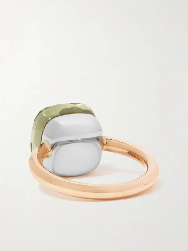 Pomellato Nudo Maxi Prasiolite Ring - Gold