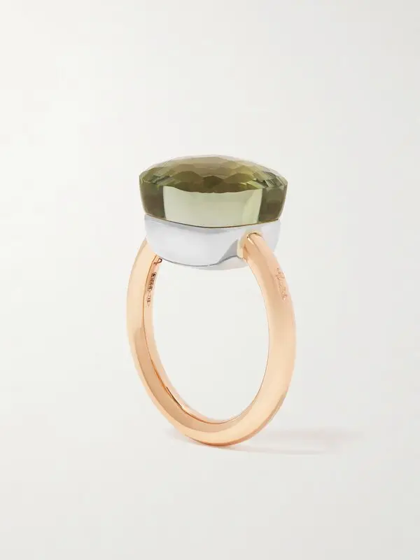 Pomellato Nudo Maxi Prasiolite Ring - Gold