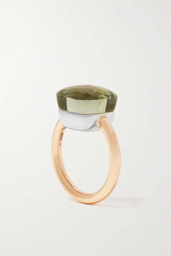 Pomellato Nudo Maxi Prasiolite Ring - Gold