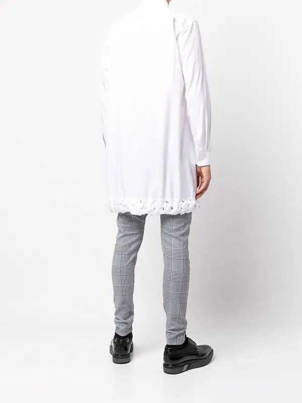 Comme Des Garçons Contrast-trim Cotton Shirt