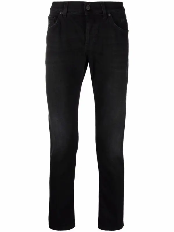 DONDUP Slim-cut Jeans - Black