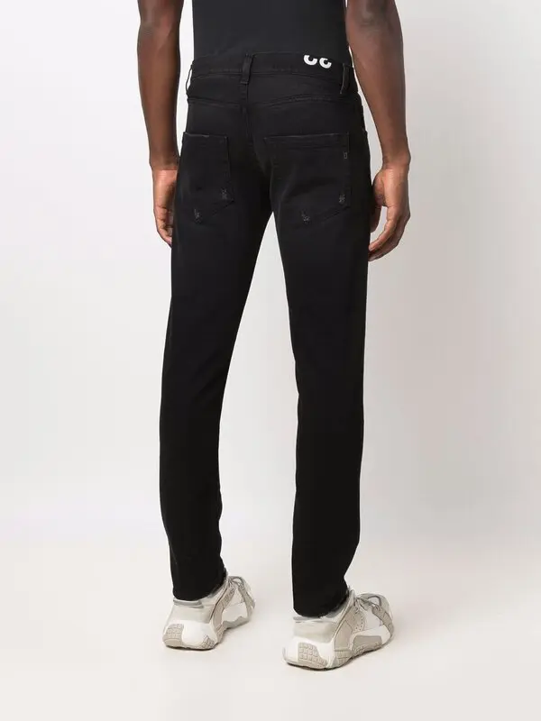 DONDUP Slim-cut Jeans - Black