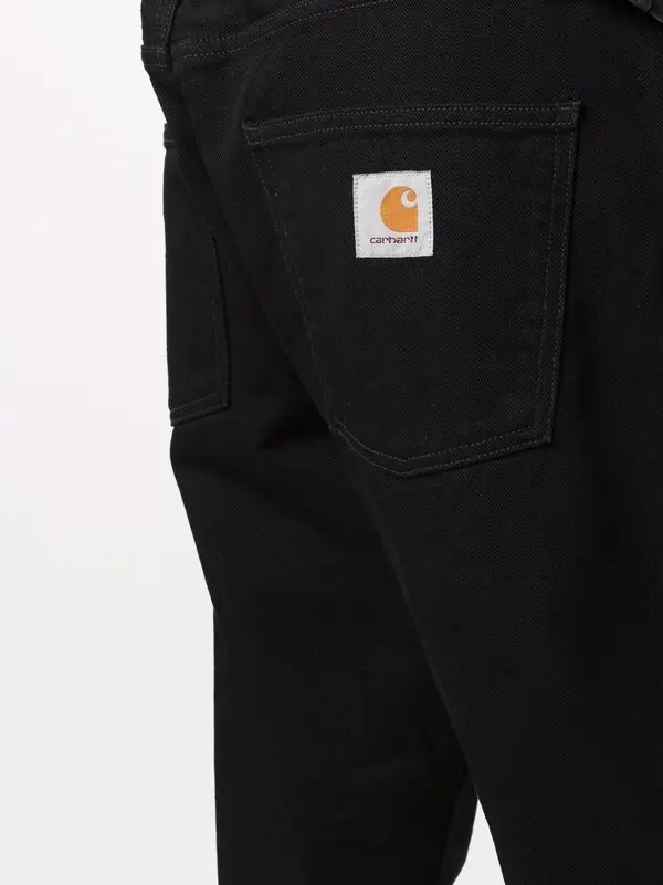 Carhartt Work In Progress Newel Straight-leg Jeans - Black