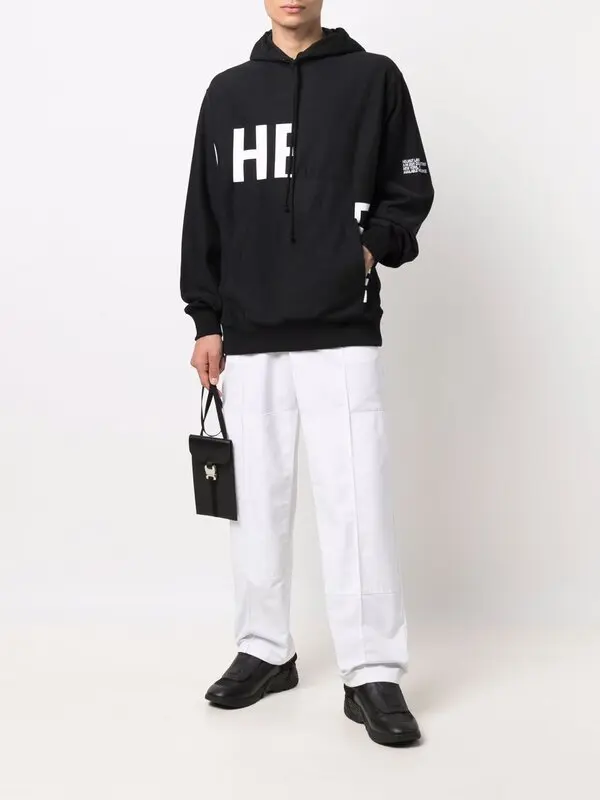 Helmut Lang Logo-print Pullover Hoodie