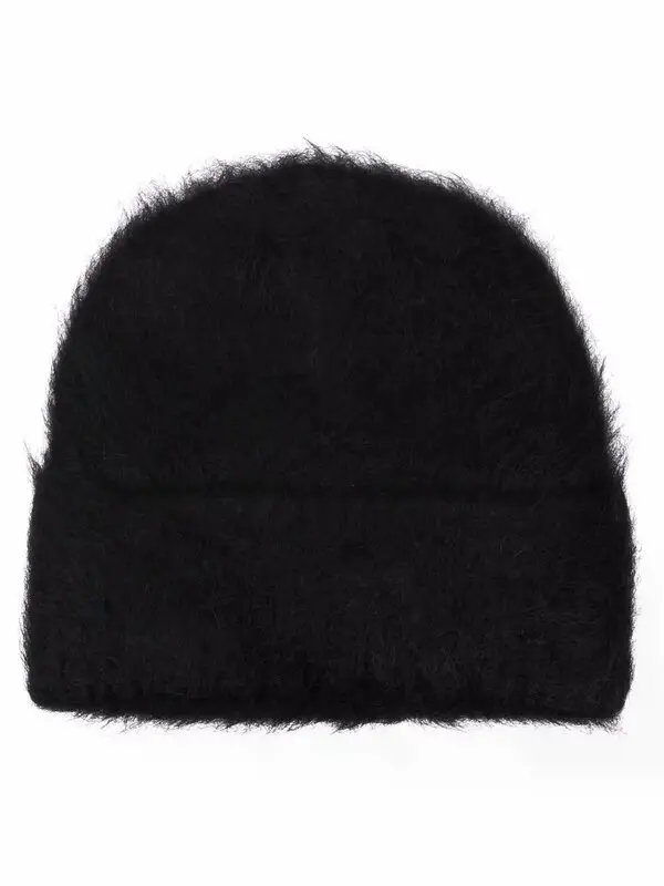 TOTEME Turn-up Hem Beanie - Black