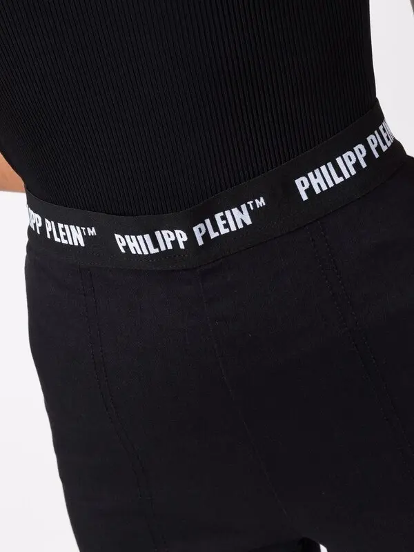 Philipp Plein Logo-waistband Jeggings