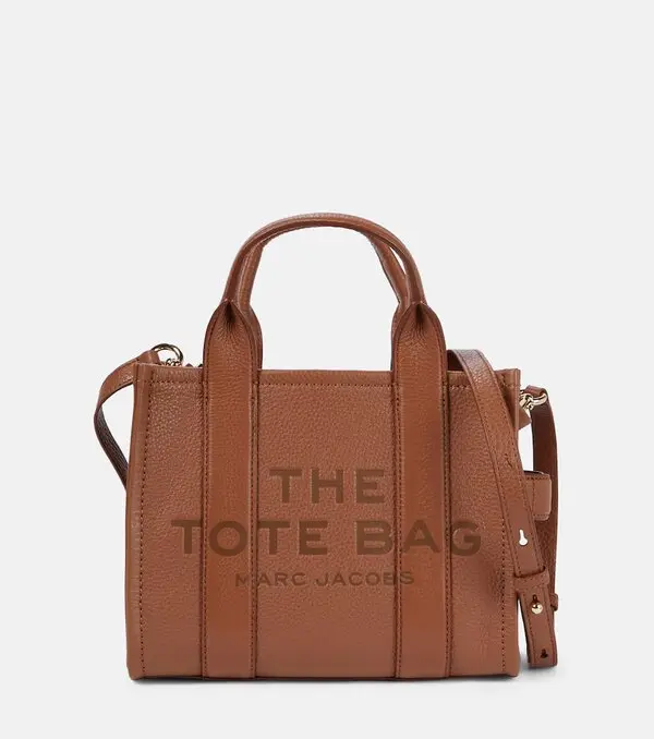 Marc Jacobs Small Leather Tote Bag - Brown