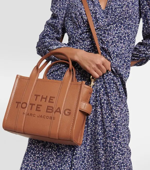 Marc Jacobs The Small Leather Tote Bag - Brown