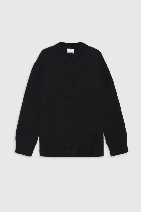 ANINE BING Cashmere Rosie Sweater - Black