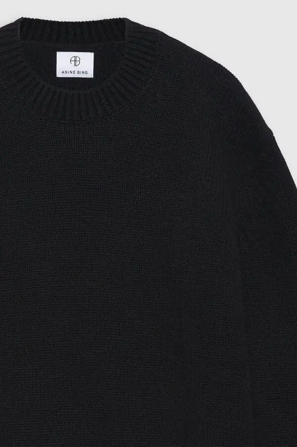 ANINE BING Cashmere Rosie Sweater - Black