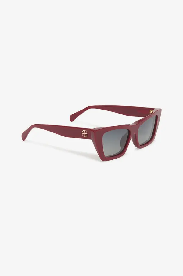 Anine Bing Levi Sunglasses - Burgundy | Editorialist display picture 1