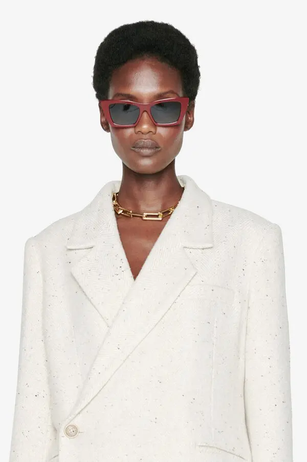 Anine Bing burgundy sunglasses New Bing arrivals #newcollection #aninebing #burgundy  main image 4