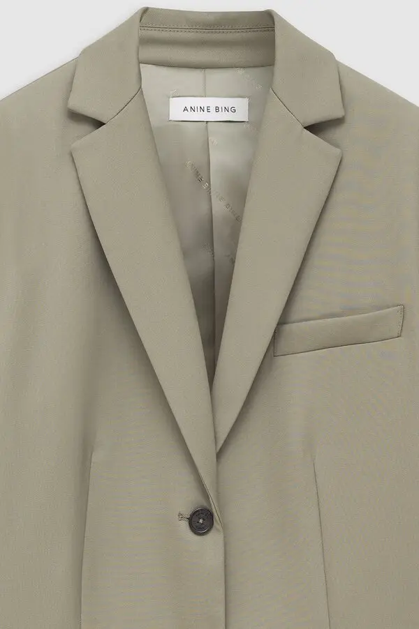ANINE BING Quinn Blazer Khaki