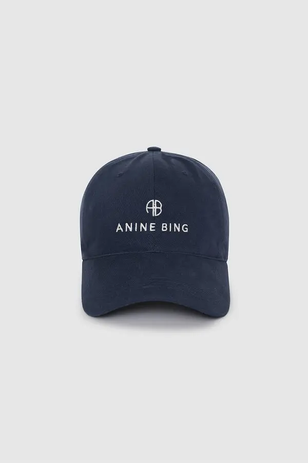 ANINE BING Jeremy Baseball Cap - Washed Navy