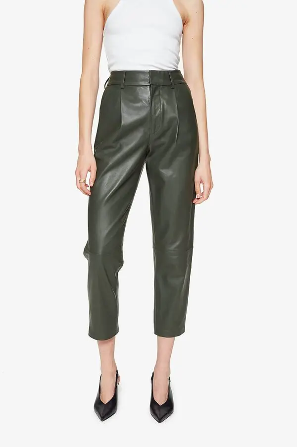 ANINE BING Becky Leather Trouser