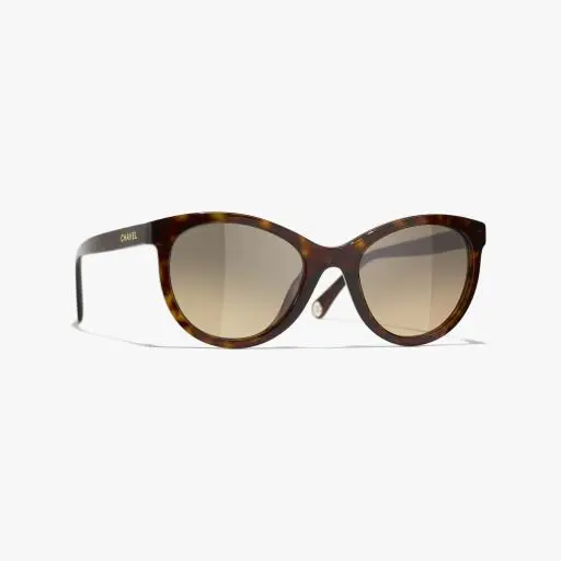 Chanel Pantos Sunglasses - Dark Tortoise