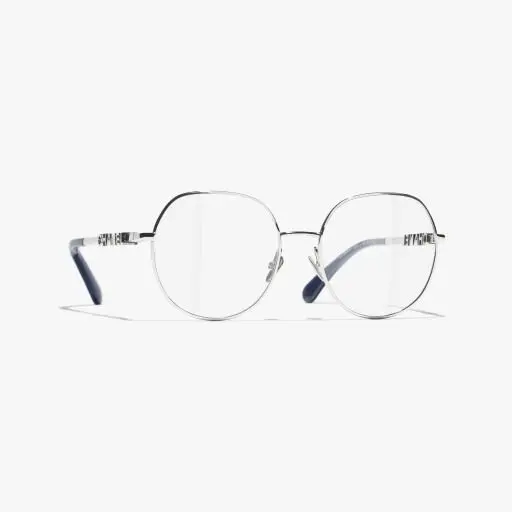 Chanel Pantos Eyeglasses - Silver