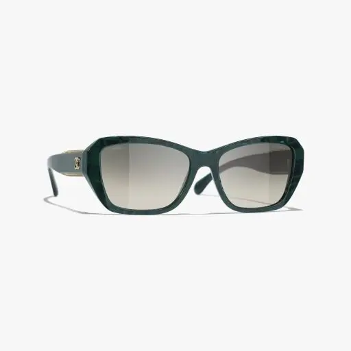 Chanel Butterfly Sunglasses - Green