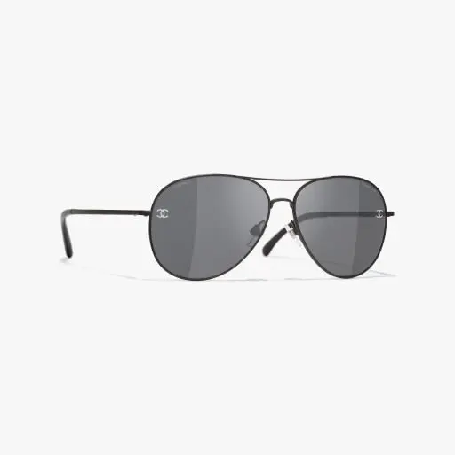 Chanel Pilot Sunglasses - Brown