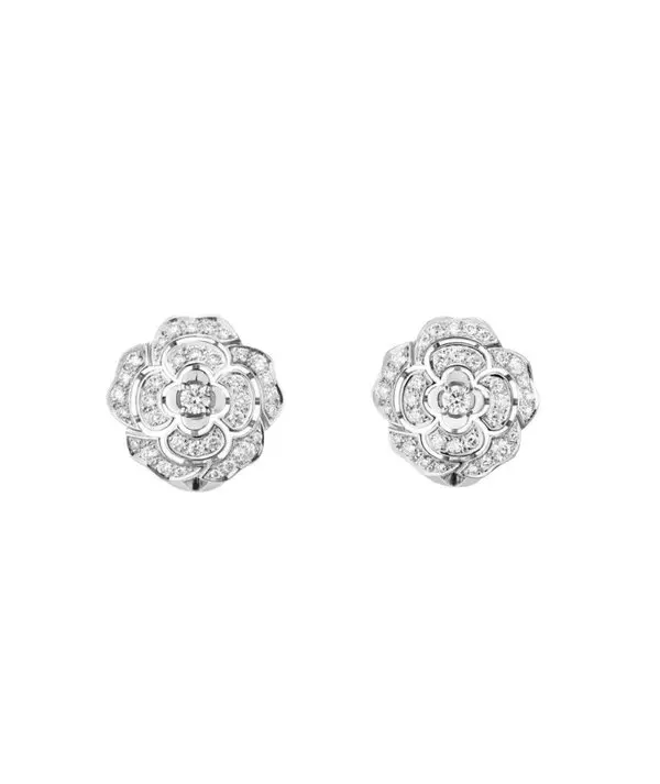 Chanel - Bouton De Camélia Earrings