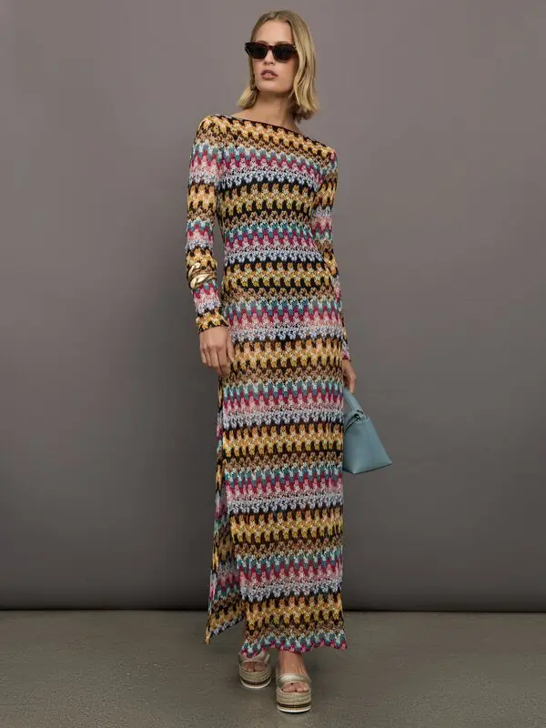 Missoni Long Cover Up - Multi W/dark Base