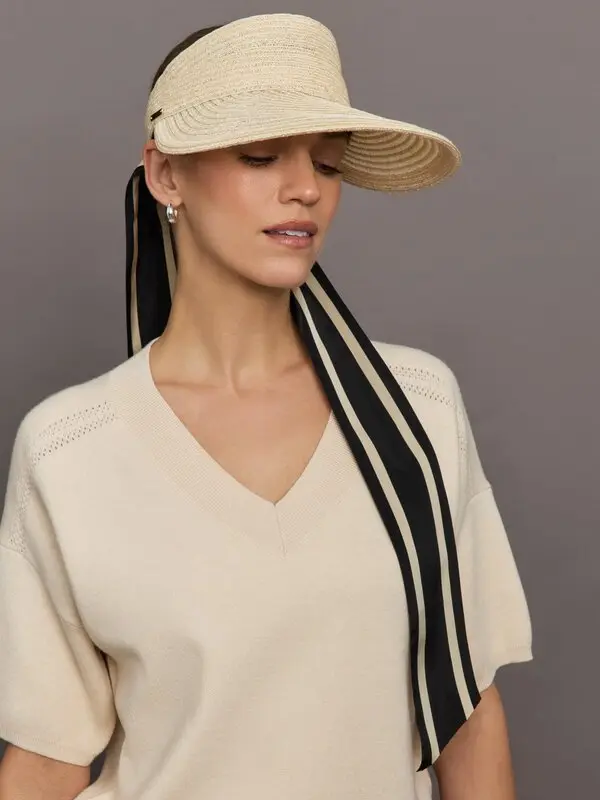 Eugenia Kim Ricky Packable Visor - Natural