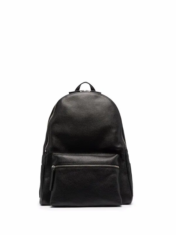 ORTIGNI Leather Backpack - Black