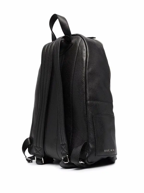 Orciani Leather Backpack - Black