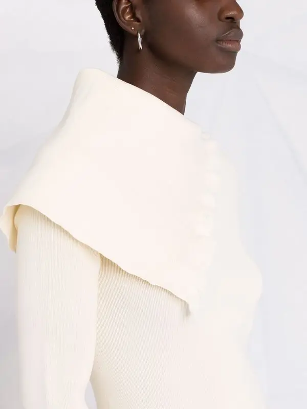 JIL SANDER Asymmetric Midi Dress