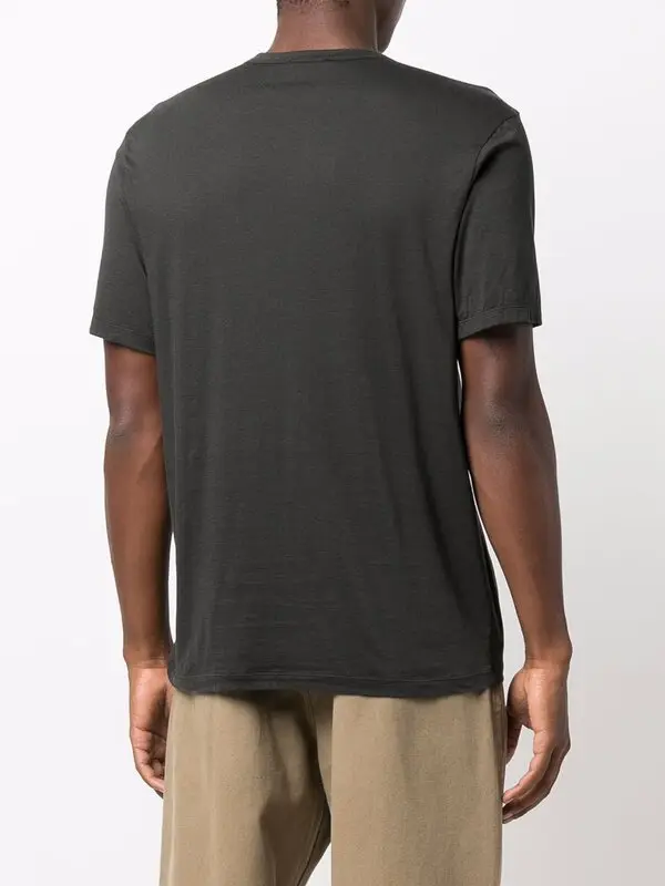 JAMES PERSE Short-sleeved Cotton T-shirt - Grey