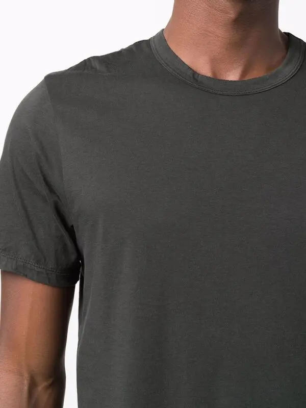 JAMES PERSE Short-sleeved Cotton T-shirt - Grey
