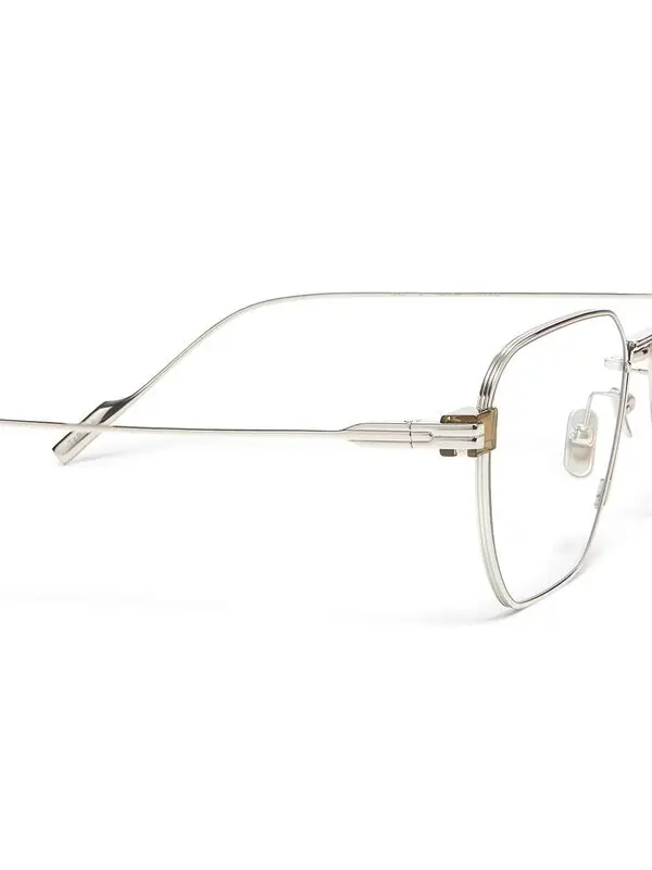 Gentle Monster Tap Tap Kc3 Square-Frame Glasses - Silver