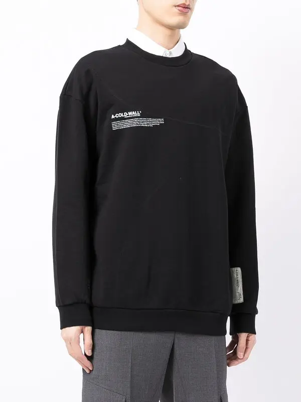 A-COLD-WALL* Slogan Print Sweathsirt