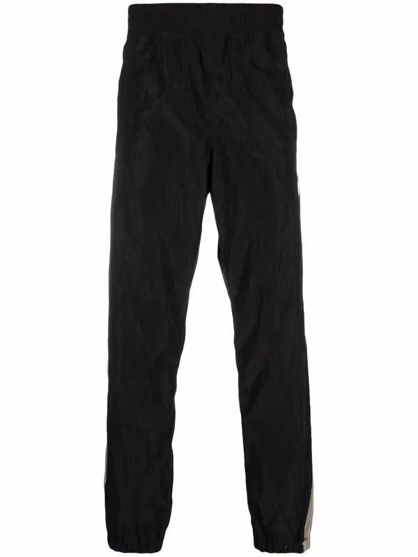 Palm Angels Pxp Logo-patch Track Pants - Black